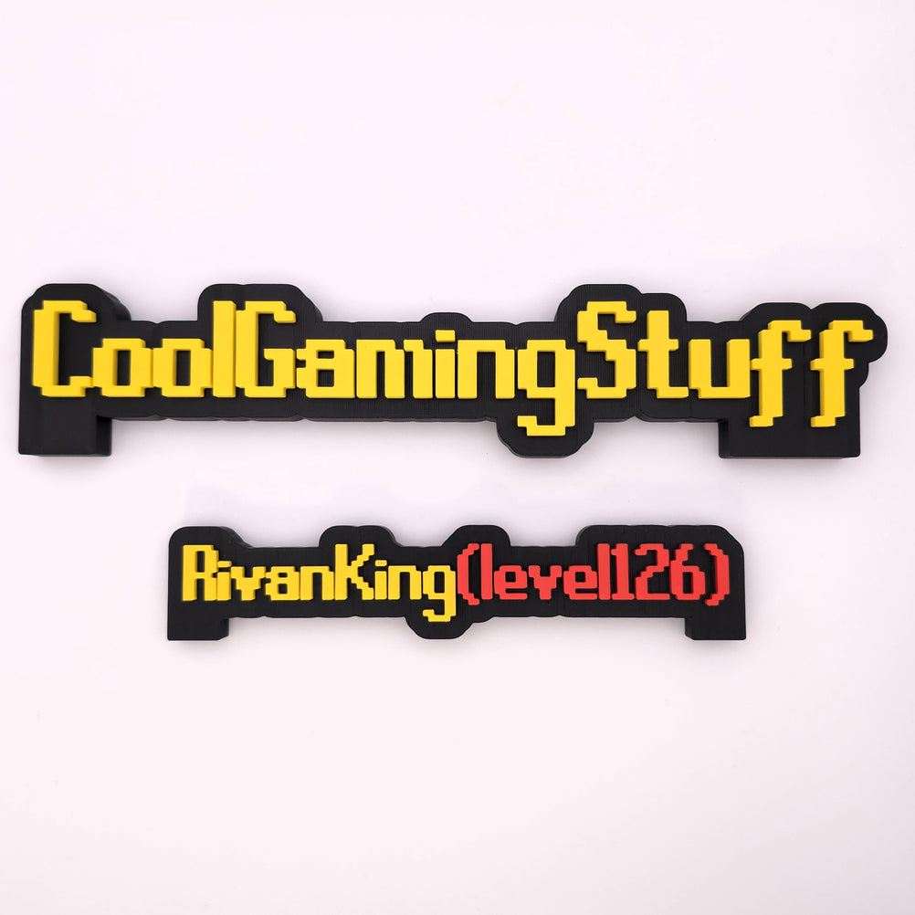 Personalized Custom RuneScape Font Nameplate