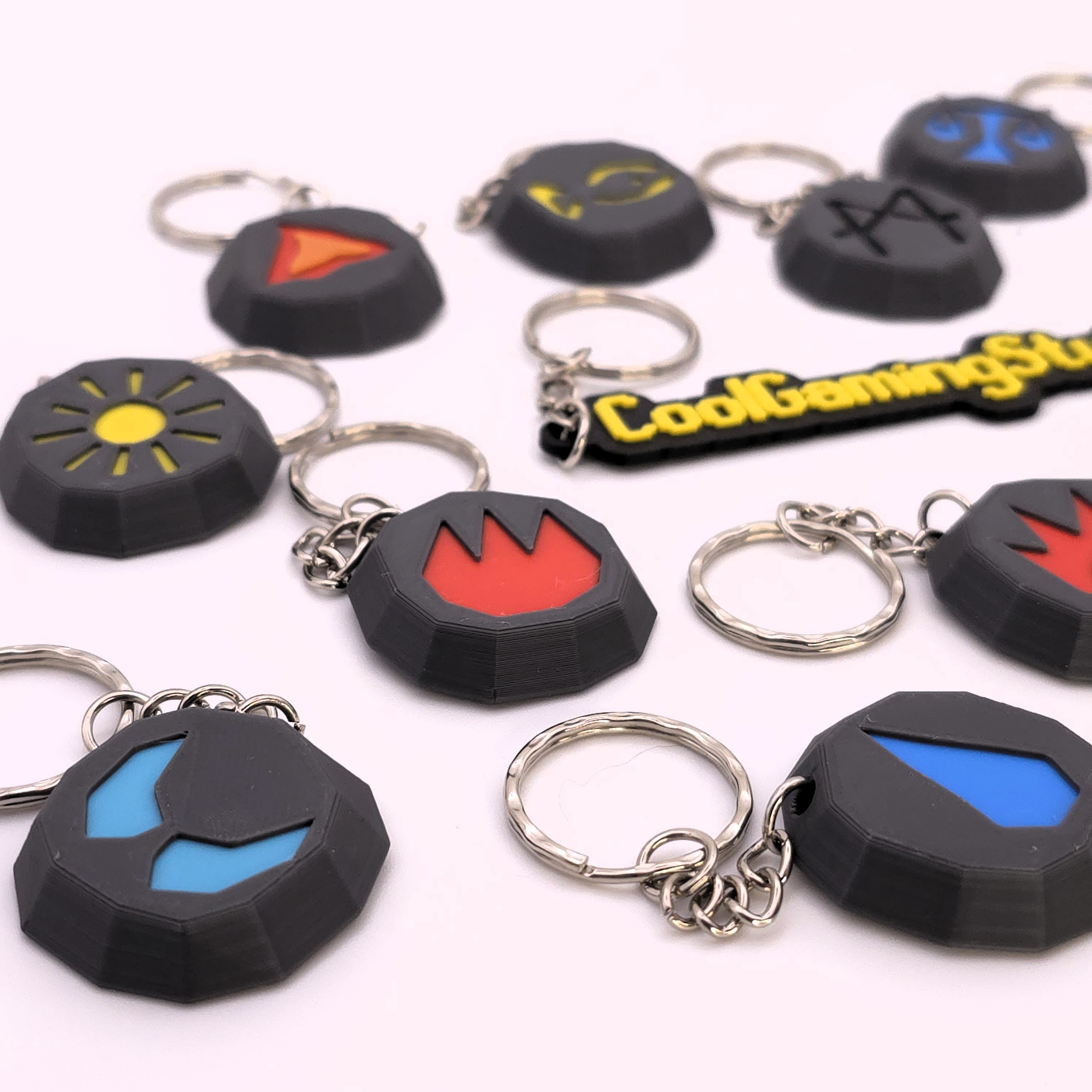 Runescape Rune Styled Keyrings