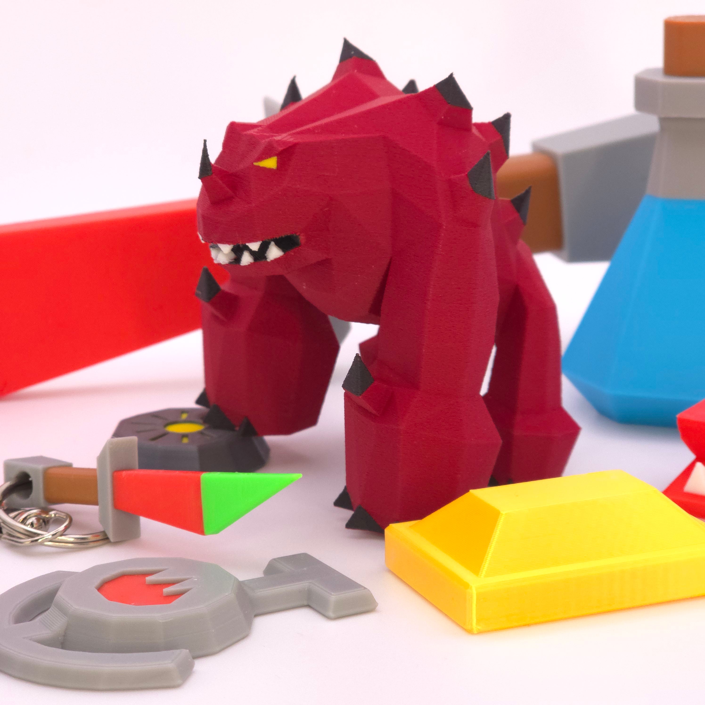 Runescape TzTok-Jad Minifigure | Cool Gaming Stuff