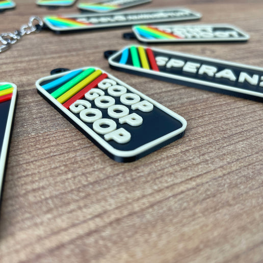 ARC Raiders Inspired Keyring Fan Made 3D Printed Game Keychain