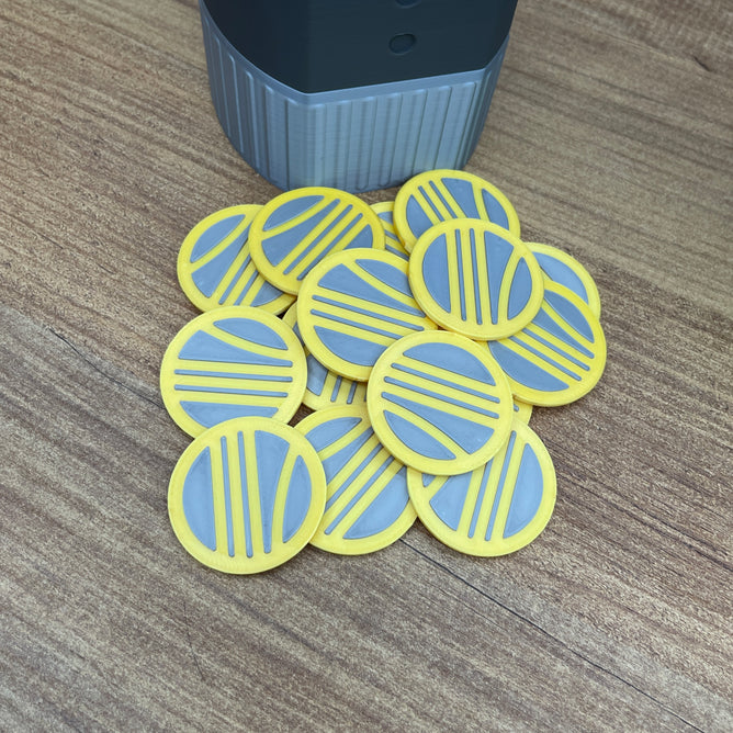 Arc Raiders Token Coins | Gold & Silver 3D Printed Raider Tokens