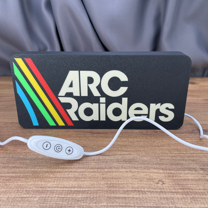 Arc Raiders LED Light Box Gamer Logo Light USB Powered