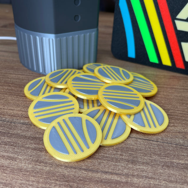 Arc Raiders Token Coins | Gold & Silver 3D Printed Raider Tokens