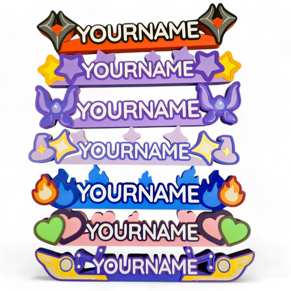 Custom Palia Nameplates - 3D Printed Gaming Display | CoolGamingStuff